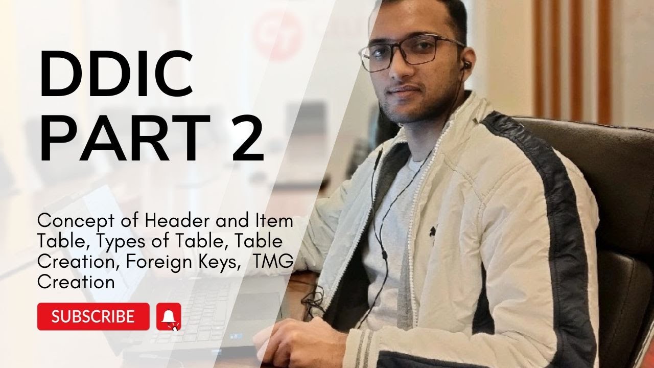 H2.2 Concept Of Header and Item Table, Types Of Table, Table Creation ...