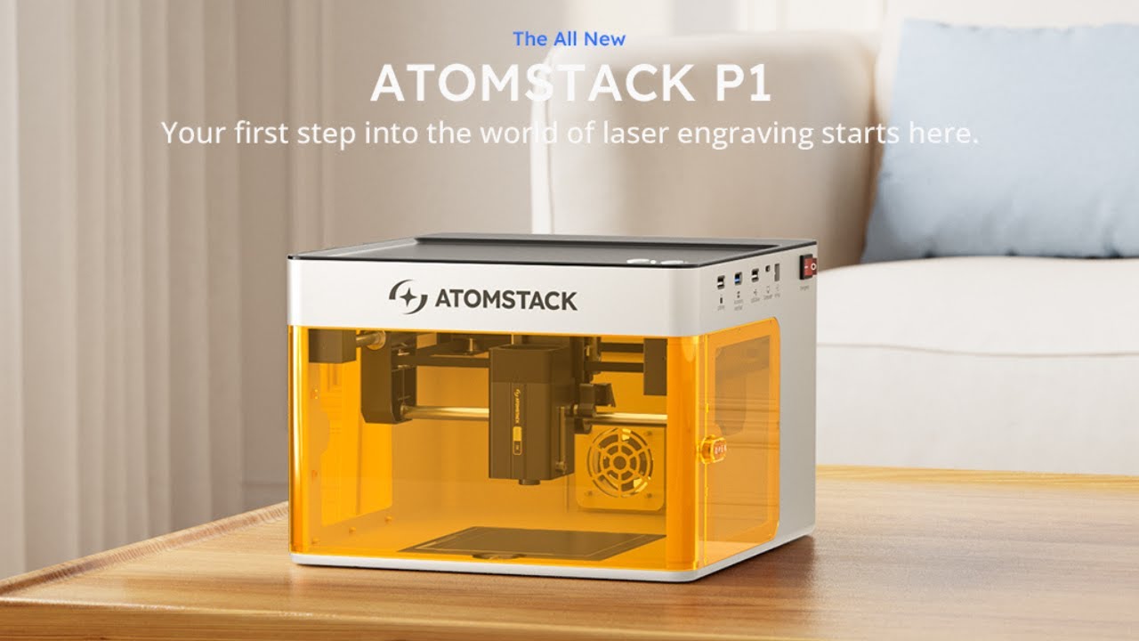 AtomStack P1: World’s First Entry-Level Mini Dual-Laser Engraver - YouTube