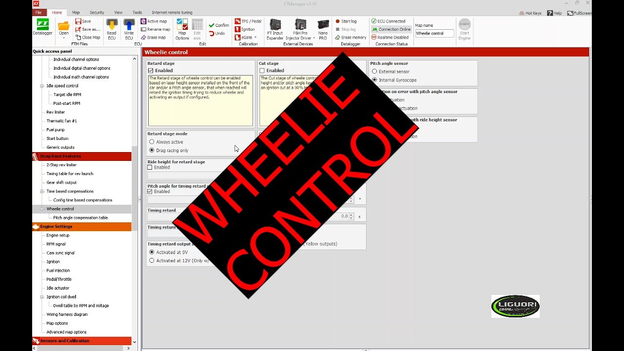 Wheelie Control using FuelTech - YouTube