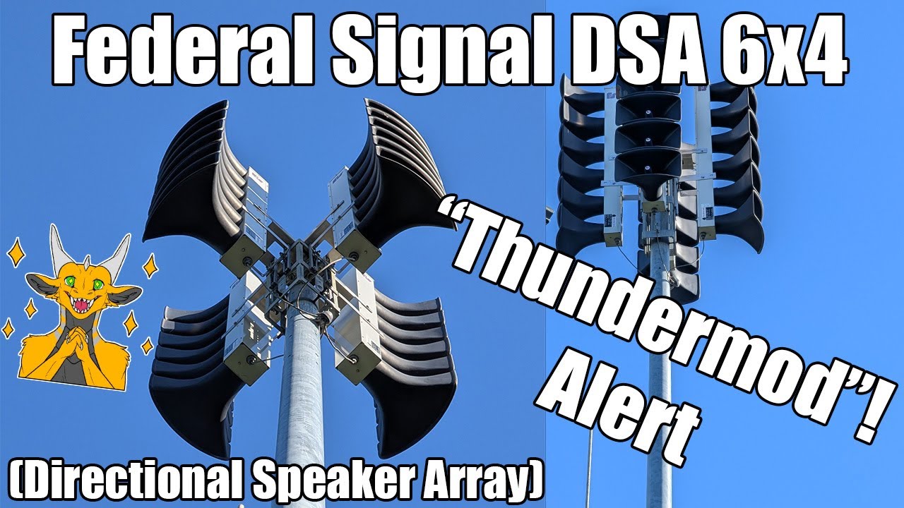 Federal Signal DSA 6x4 | Voice + Full Alert (Thundermod UV) | Addison ...