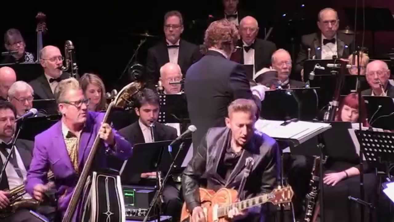 Laguna Concert Band + Lee Rocker - Rock This Town - YouTube