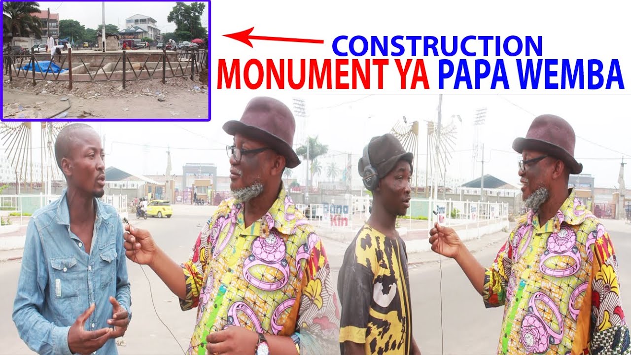 KAKE MONUMENT YA PAPA WEMBA INSTALLÉ NA MATONGE, BA CHEGUE BA PESELI ...