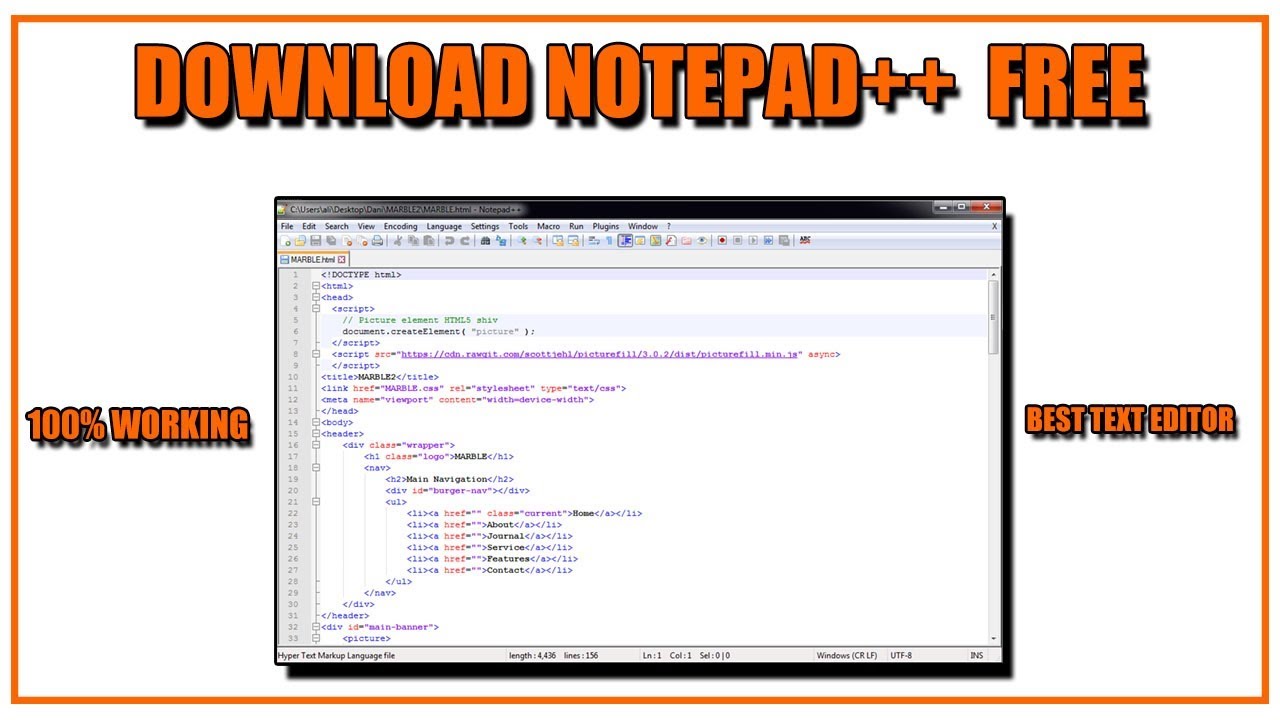 How To Download Notepad++ Free | Best Text Editor. - YouTube