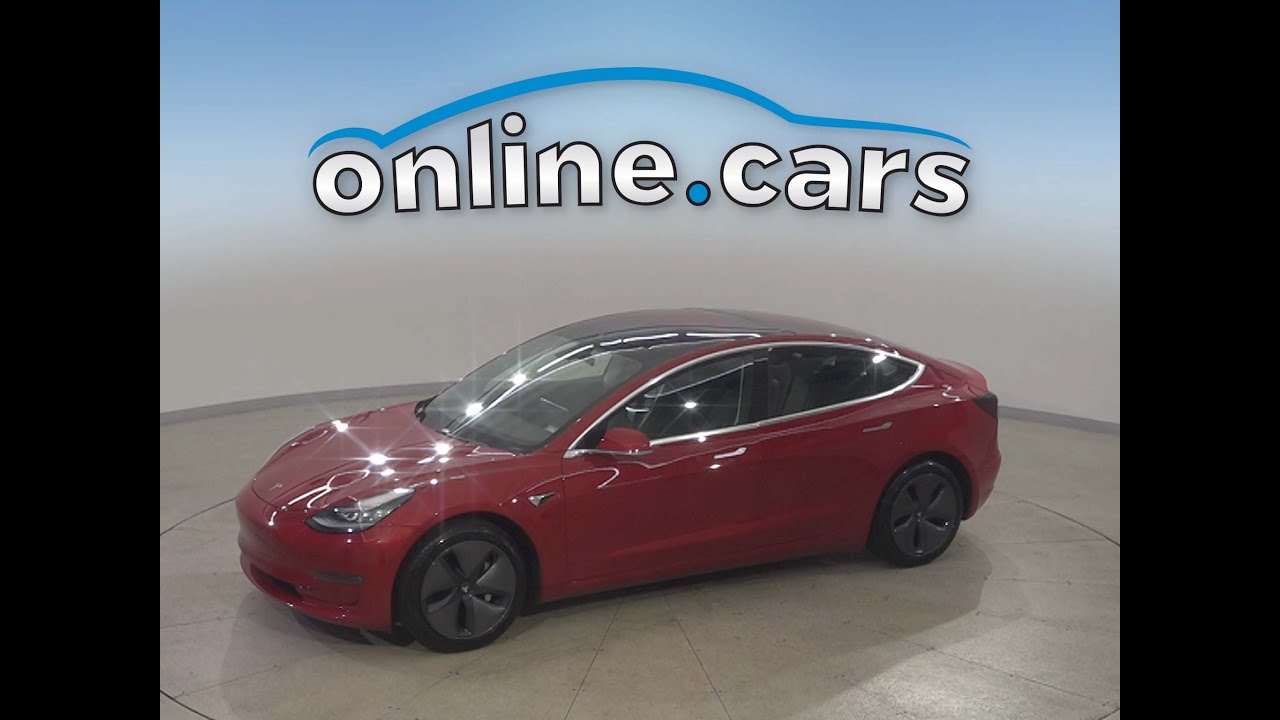 A54919HS Pre-Owned 2018 Tesla Model 3 Long Range Red Test Drive, Review ...
