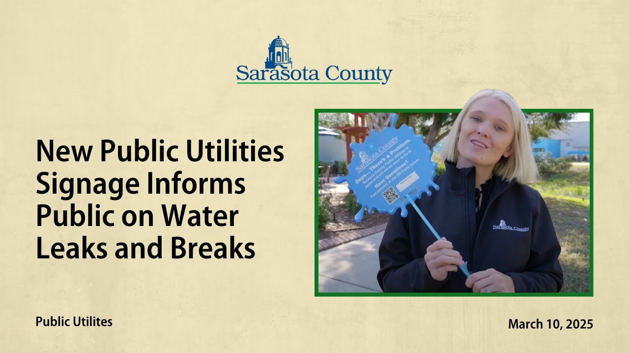 New Public Utilities Signage Informs Public about Water Leaks and ...