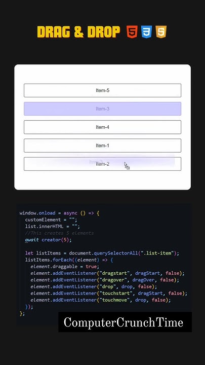 Drag And Drop Project Codeprojects Javascript Viral Trendingshorts Programming Coding