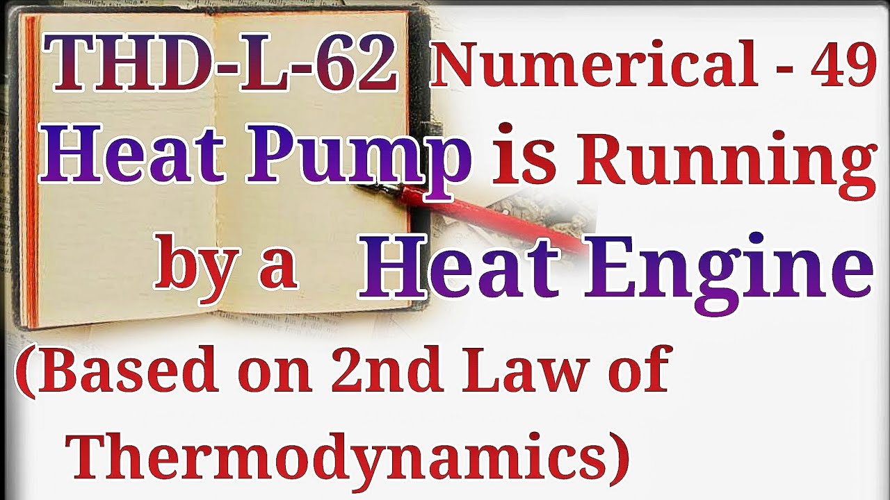 2nd law numerical of heat pump running by a heat engine ...