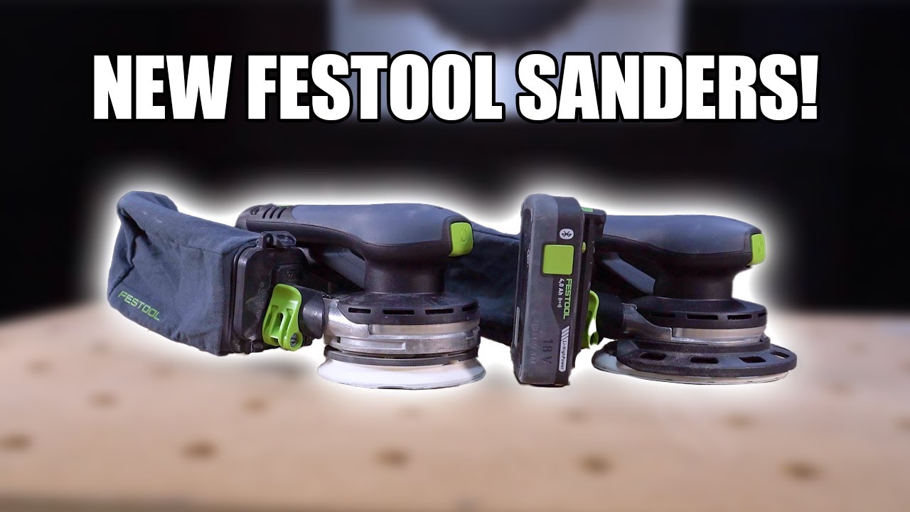 NEW Festool LED Sanders - Exclusive Look - YouTube