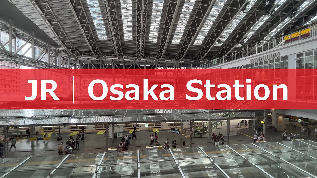 How To Enjoy JR Osaka Station │ Trains in Japan - YouTube