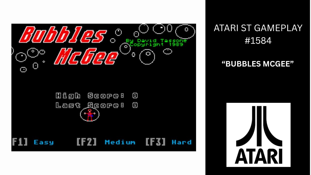 Bubbles McGee (Atari ST / Gameplay #1584) - YouTube