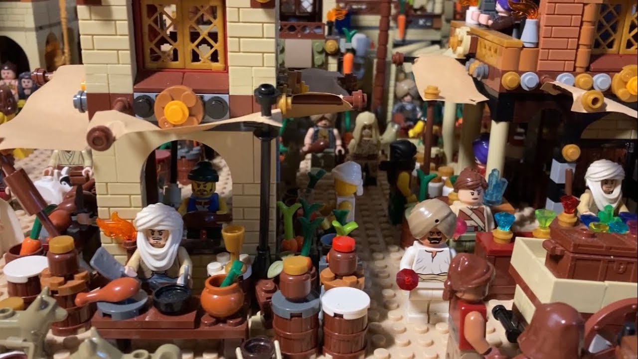 Lego ancient Syria Damascus market and city scene #syria #damascus # ...