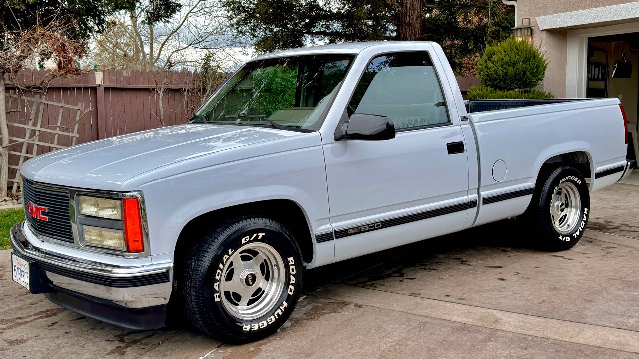 1991 GMC Sierra OBS RCSB - V8 350ci - YouTube