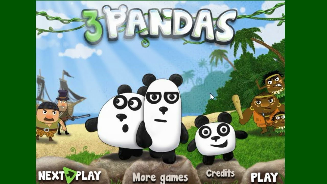 3 Pandas - Play Game - YouTube