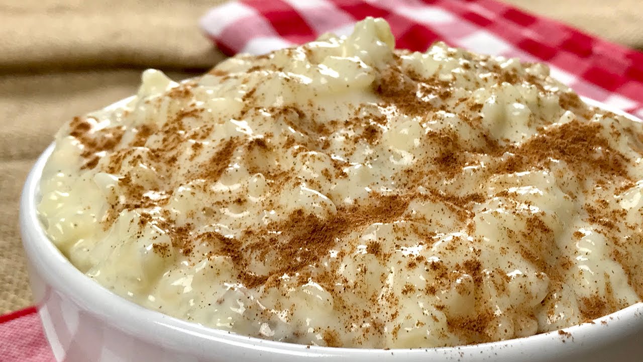 Super Creamy and Delicious Rice Pudding (Arroz con leche) - YouTube