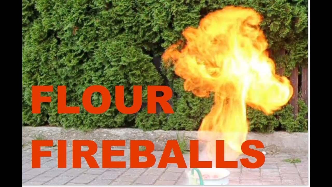How to make flour fireballs - YouTube