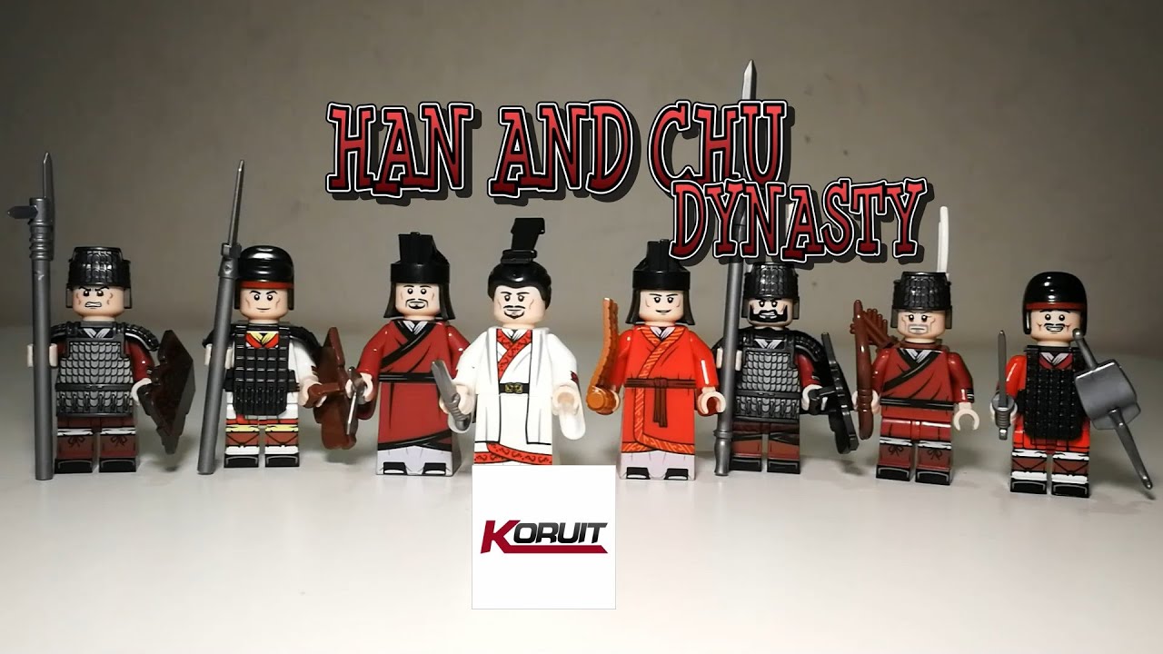 Koruit Chu AND Han Dynasty Minifigures - KT1092 - YouTube