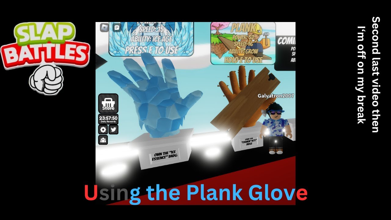 [📏UPDATE] Slap Battles👏 Using Plank Glove - YouTube