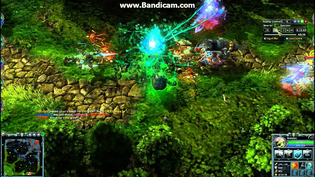 Heroes Of Newerth | HoN | Bubbles Amazing Dodge Take Cover - YouTube