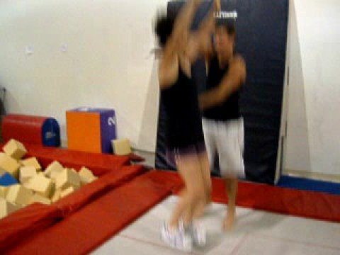 47 Year Old Woman Attempts a Backflip - 1 - YouTube