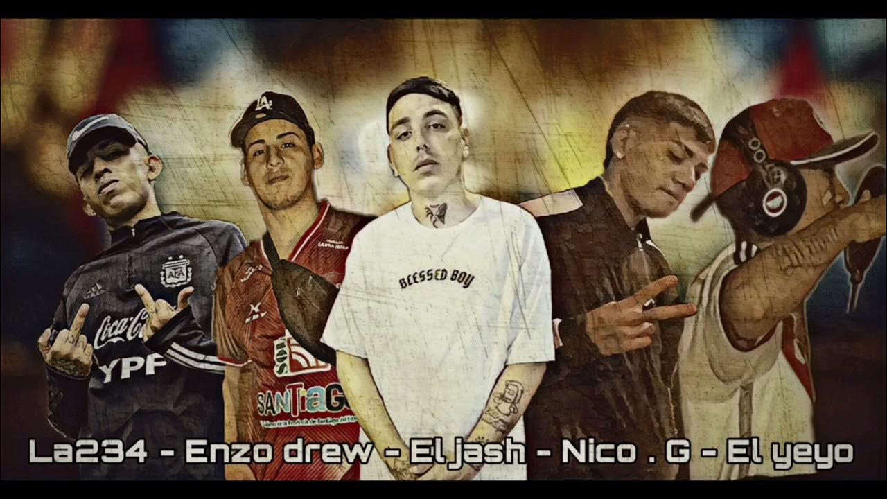 cypher 1# MADRE DE CIUDADES - La234 ,Enzo drew ,Nico.G ,El yeyo ,El jash EC - YouTube
