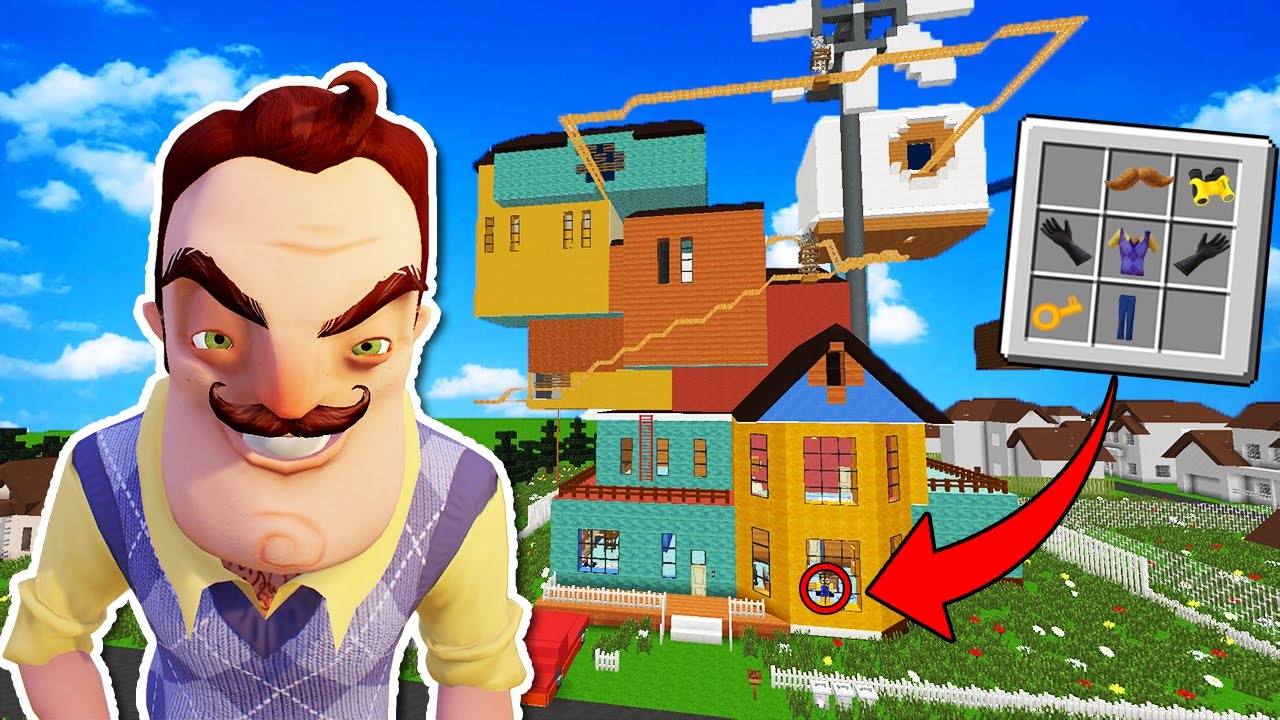 HELLO NEIGHBOR ALPHA 4 EN MINECRAFT | INVOCACIONES #8 - YouTube