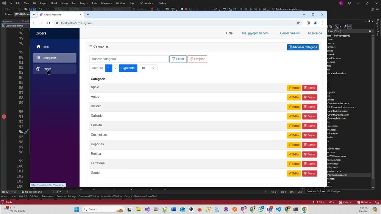 Tutorial 72 - Parte 63 - Selector de registros en la paginación - Parte 1 - YouTube