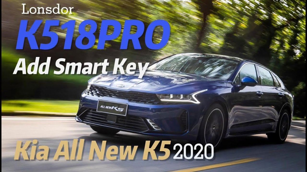 Lonsdor K518 Pro Adds Kia K5 2020 Smart Key via OBD- OBDII365 - YouTube