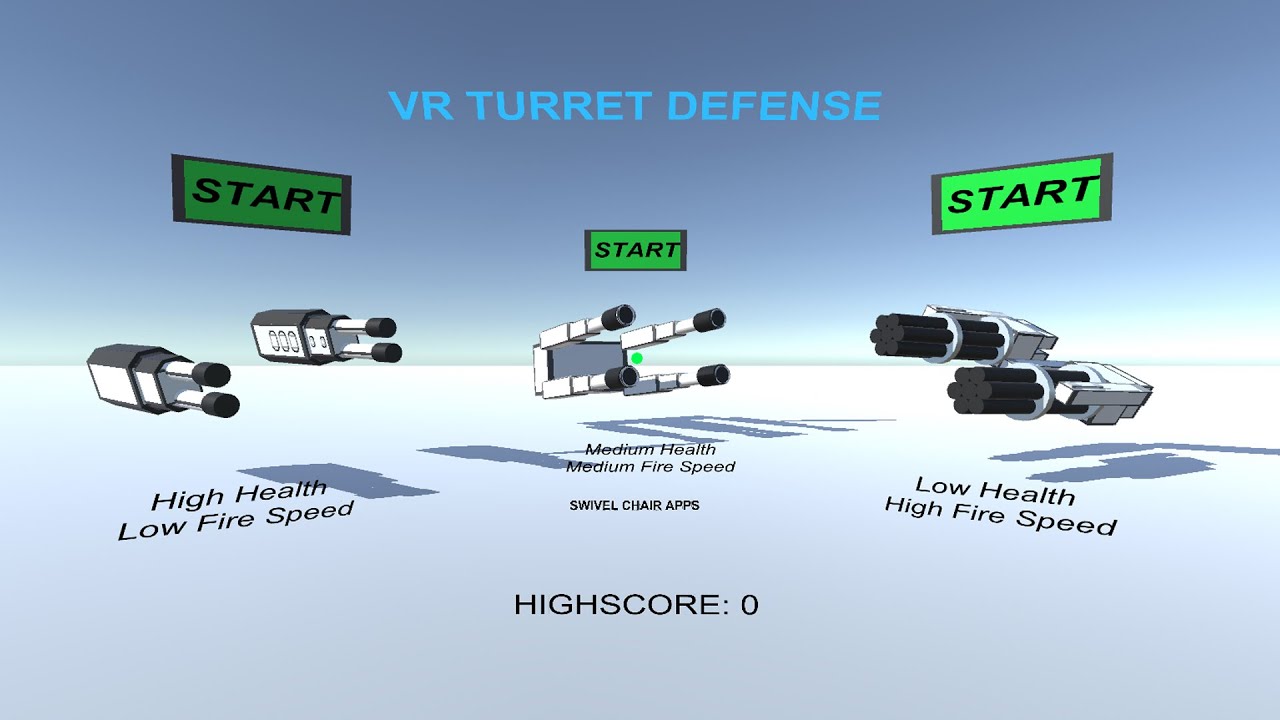 Virtual Reality Turret Defence - Google Cardboard for Unity3D - YouTube