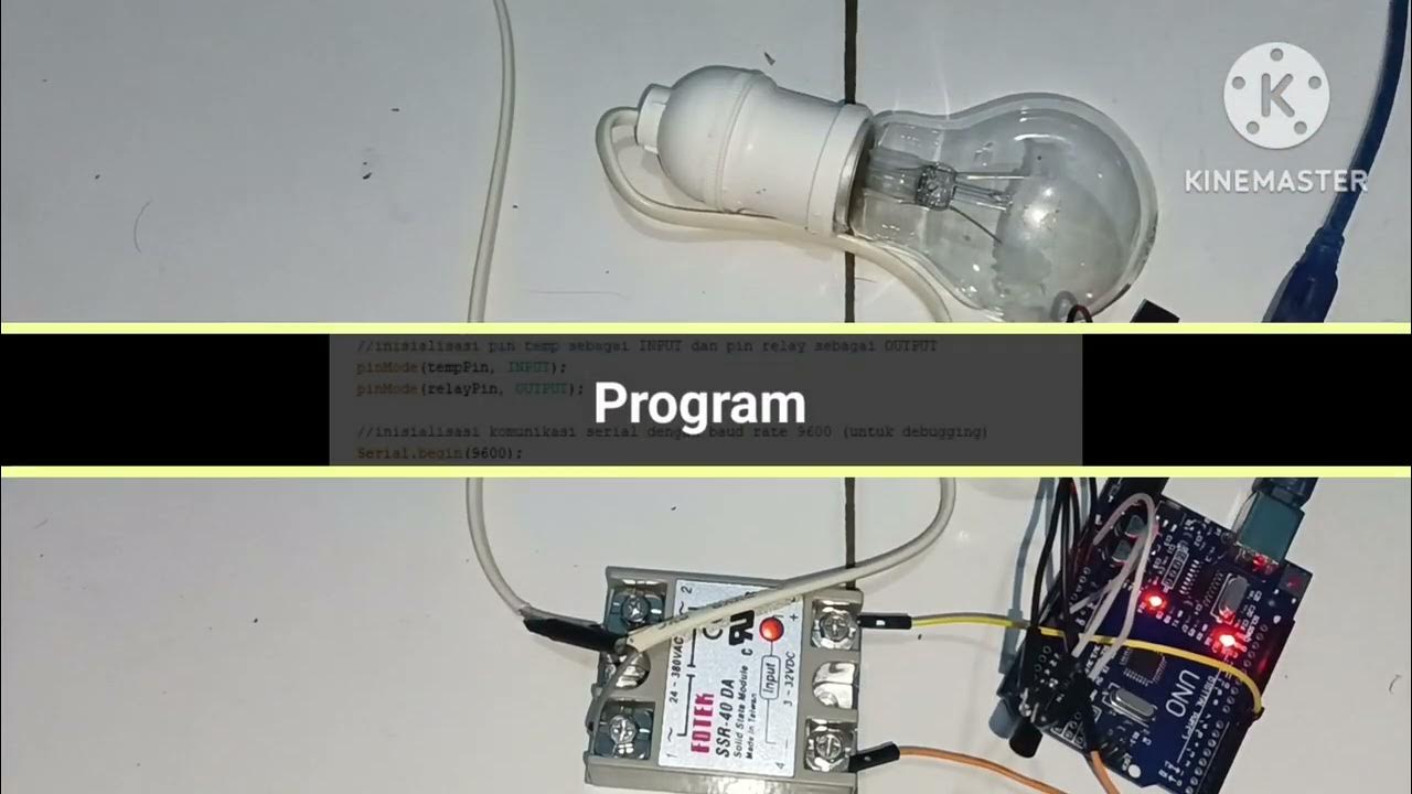 Praktek Arduino PROJECT 7 "Pengatur Suhu Pada Lampu Bohlam" Kelompok 2 ...