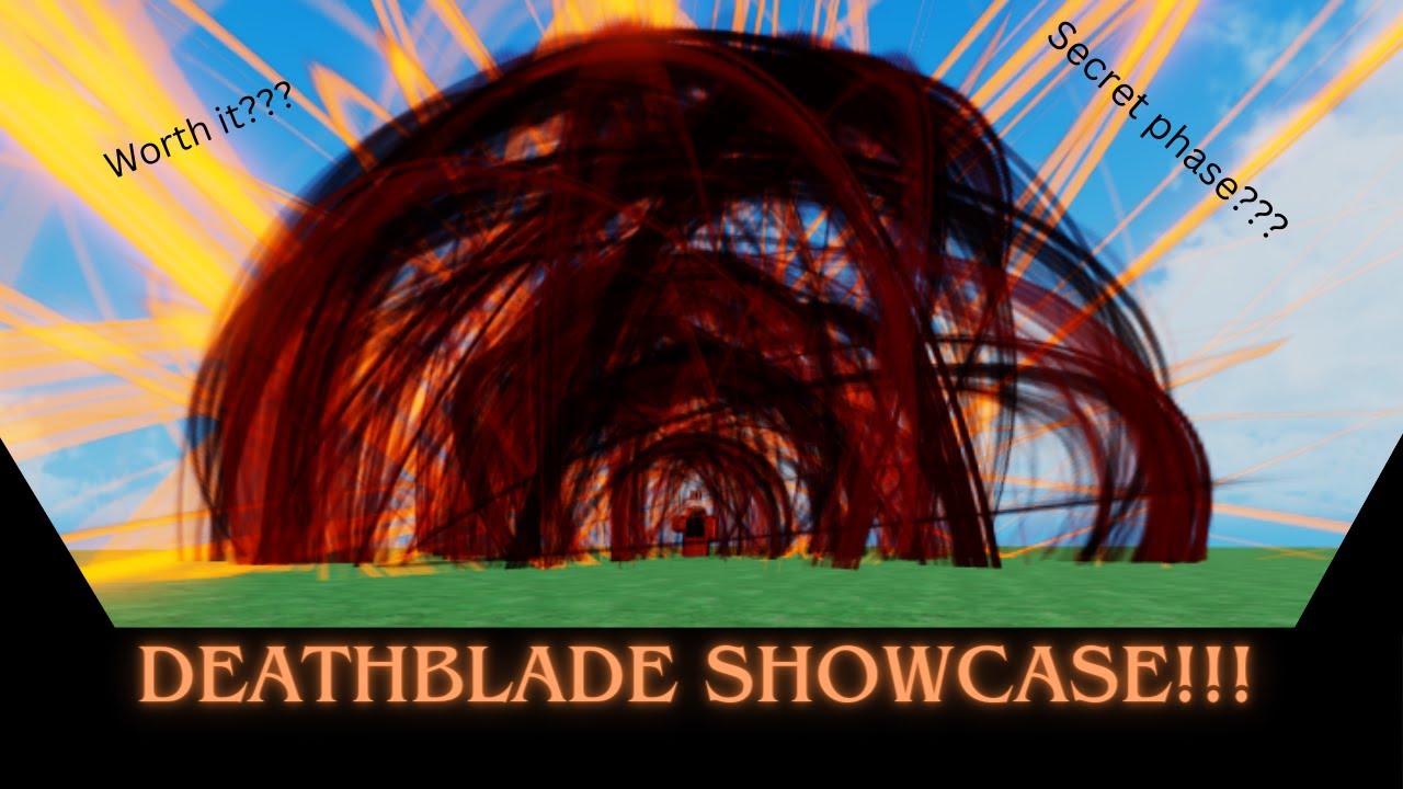 [NEW DESC] DEATHBLADE SHOWCASE + Secret Phase! Killstreak Sword ...