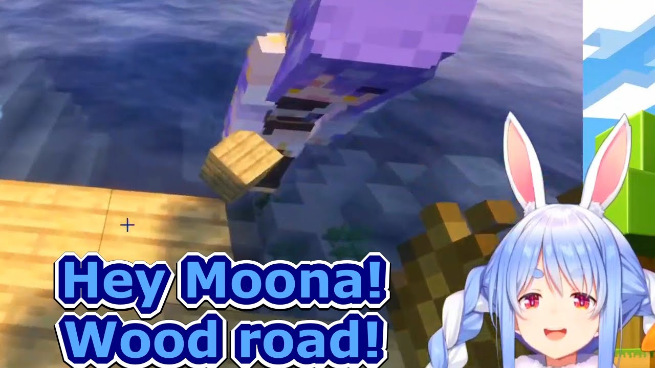 Here, have some cheap knockoff PekoMoona (Minecraft Pekora server ...