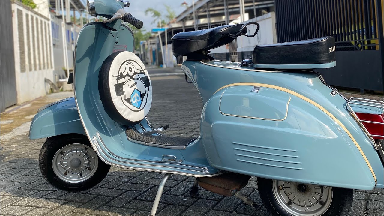 REVIEW / JUAL VESPA SUPER TAHUN 1975 ORIGINAL - YouTube
