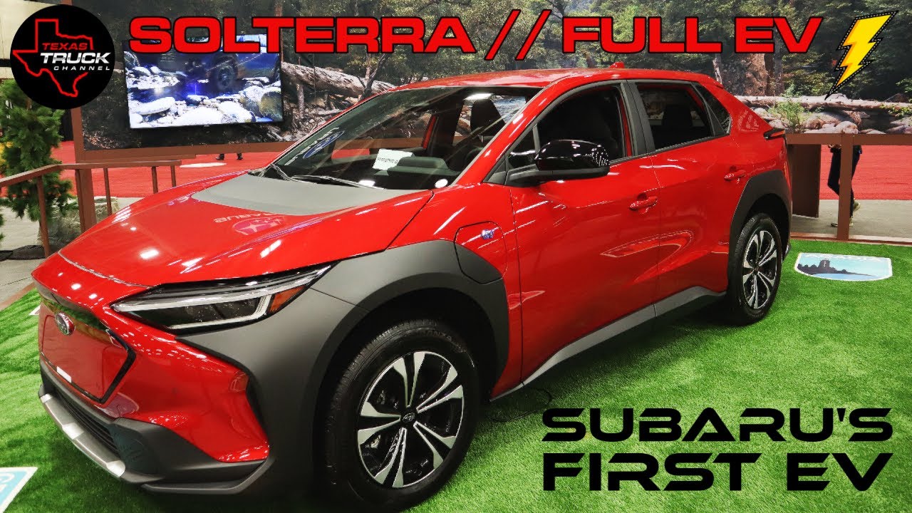 Subaru's FIRST EV - 2023 Subaru Solterra // A Rugged EV - YouTube