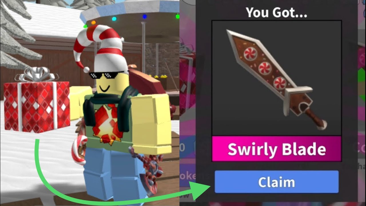 I GAVE 100 GIFTS AND UNLOCKED THE NEW SWIRL BLADE GODLY KNIFE (ROBLOX ...