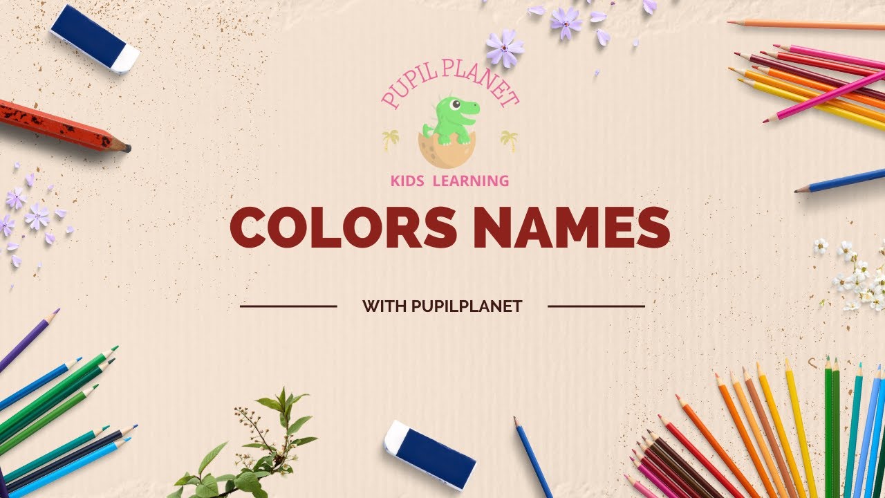 Kids learning |Colors name for kids |Let`s Learn Colors name in English ...