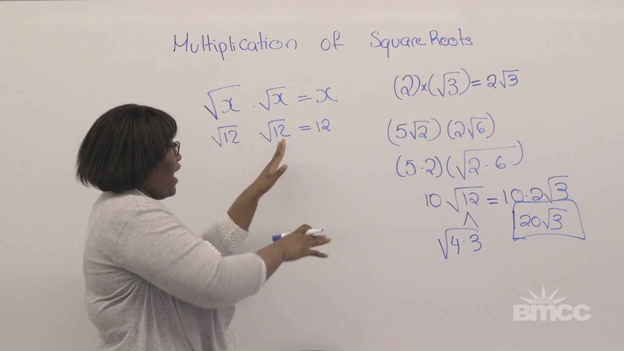 Elementary Algebra - Multiplication of Square Roots - YouTube