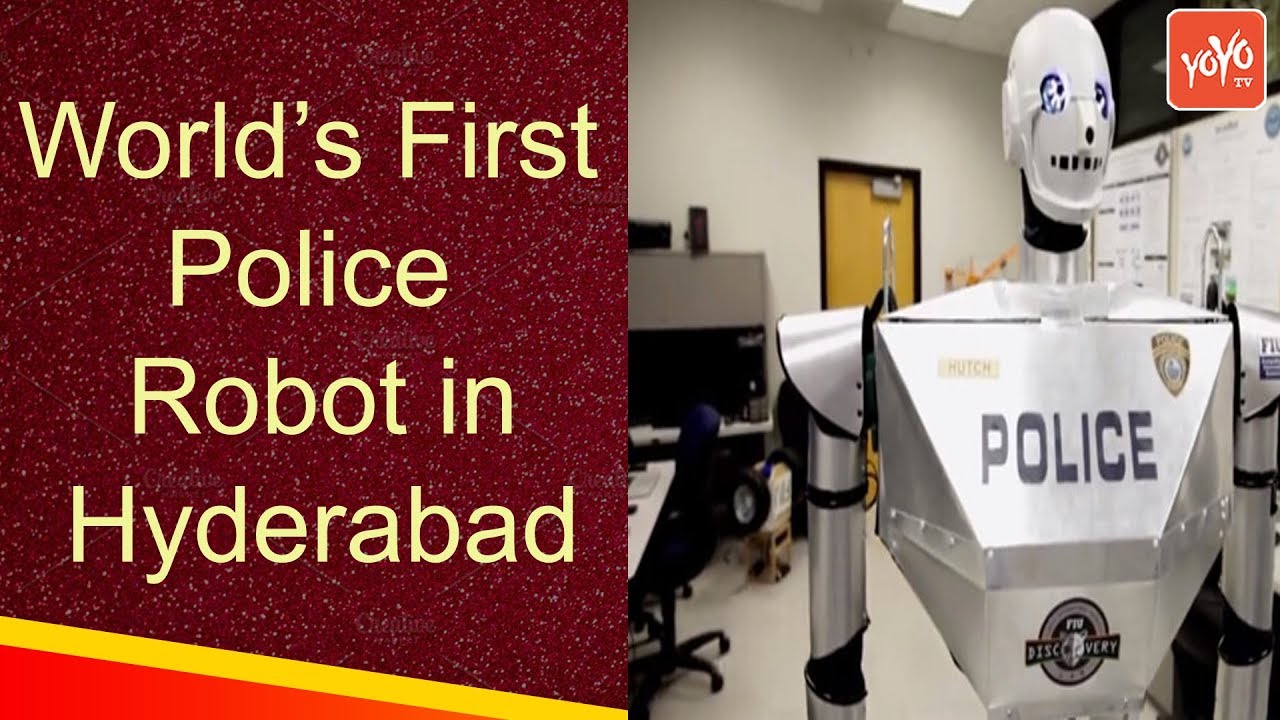 World First Robotic Police in Hyderabad | Police Robots in Hyderabad ...