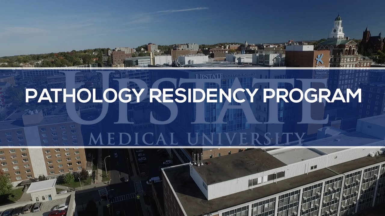 Syracuse New York Pathology Residency Program Physical Medicine