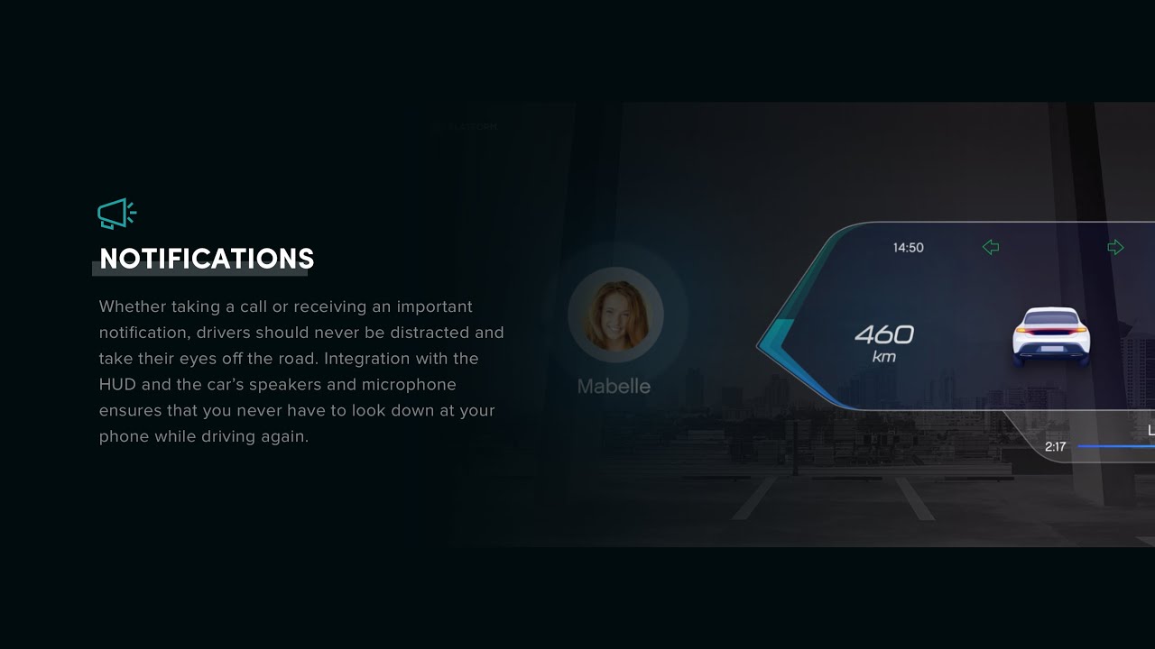 The future of augmented reality in cars - Notifications - YouTube