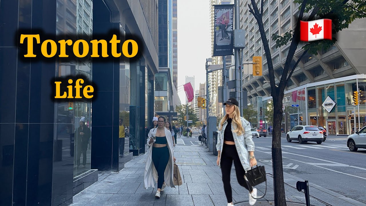 Canada Toronto 🇨🇦 Downtown Random walking tour 4K - YouTube