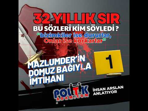 #politikadamcom #politikadamtv #Kulis #İhsanArslan#Mazlumder #Hizbullah  #FailiMeçhul #DomuzBağı