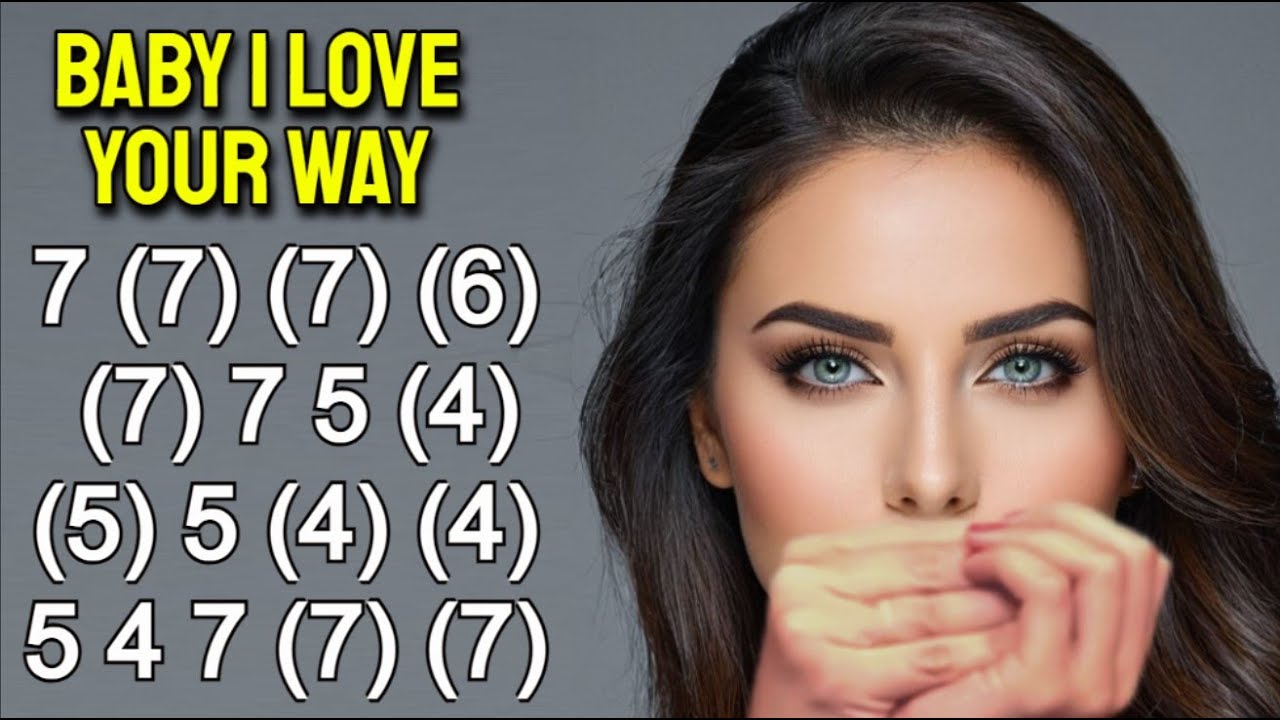 🥰 BABY I LOVE YOUR WAY HARMONICA ( C DIATONIC ), ARMÓNICA C, TABS ...