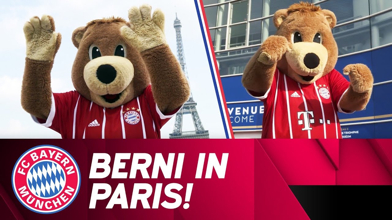 Berni on Tour in Paris 🐻 🇫🇷 | PSG vs. FC Bayern ⚽ - YouTube