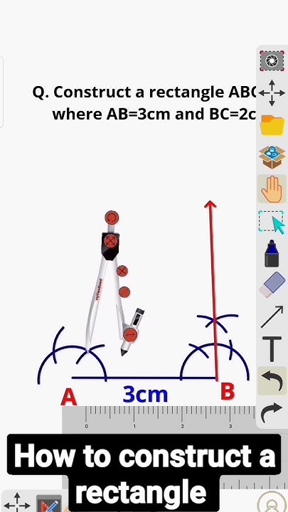 How to construct a rectangle - YouTube