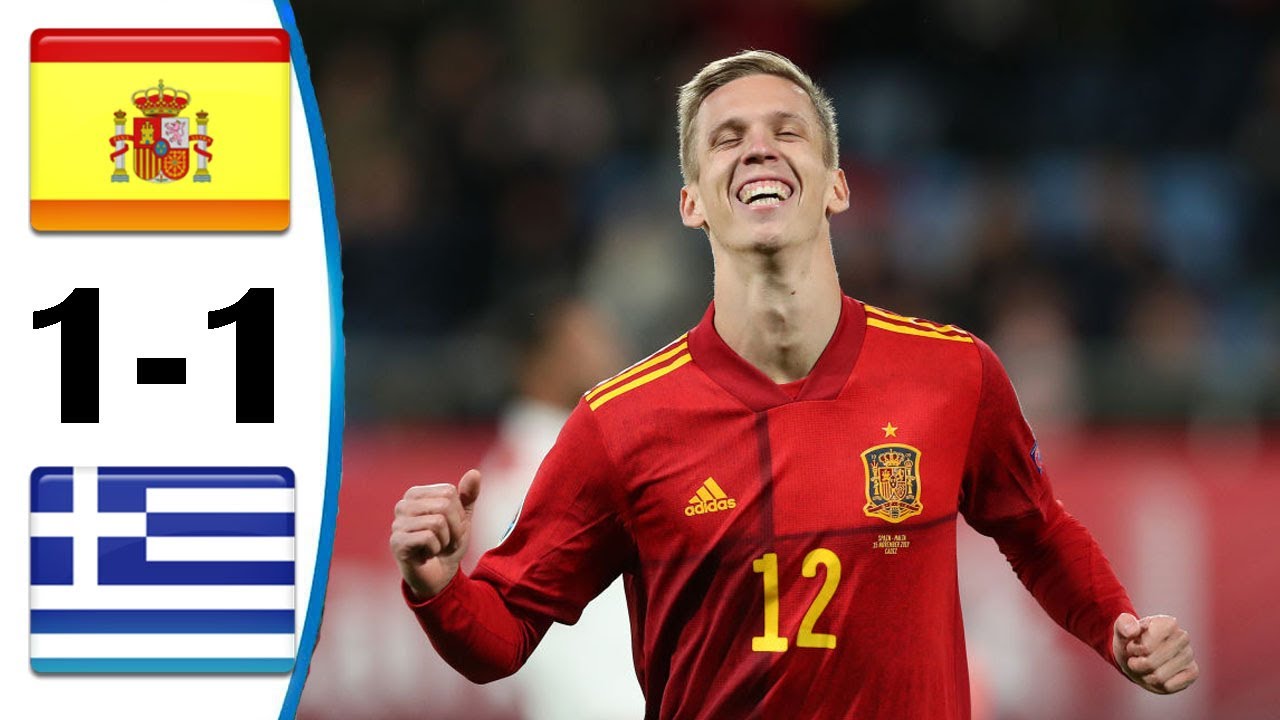 Spain vs Greece 1-1 All Goals & Highlights 25/03/2021 HD - YouTube