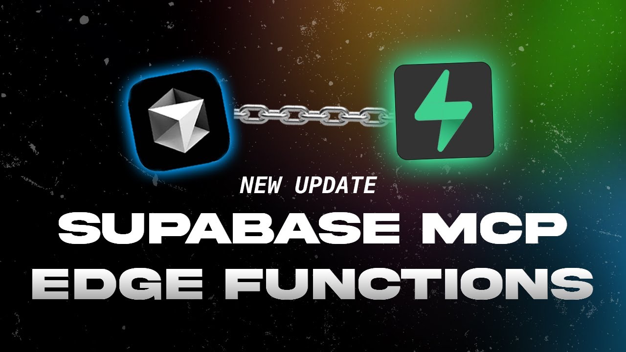 Supabase MCP Edge Functions Update! - Execute Supabase Edge Functions From Cursor EASY! - YouTube