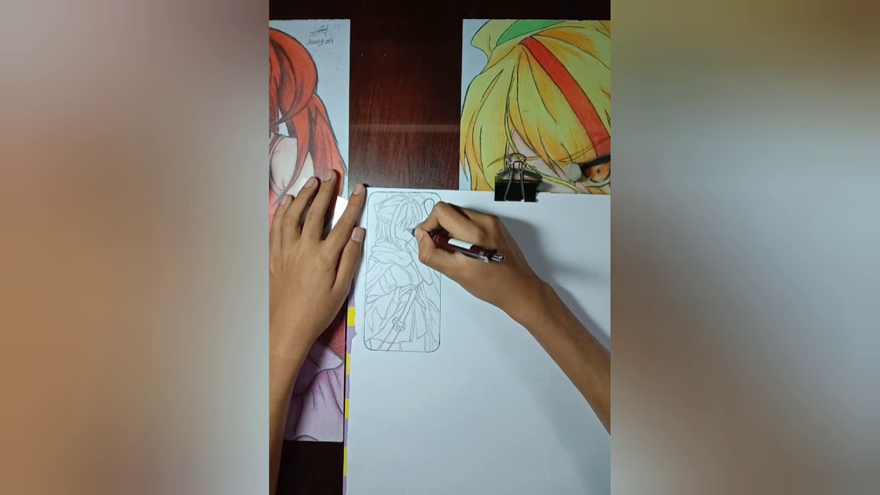 cara membuat casing dari kertas - YouTube