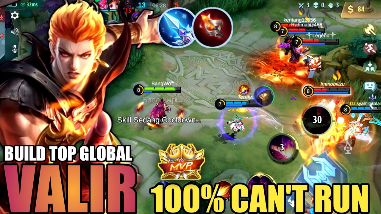MVP VALIR NONSTOP WAR!! - BUILD TOP 1 GLOBAL VALIR - MOBILE LEGENDS ...