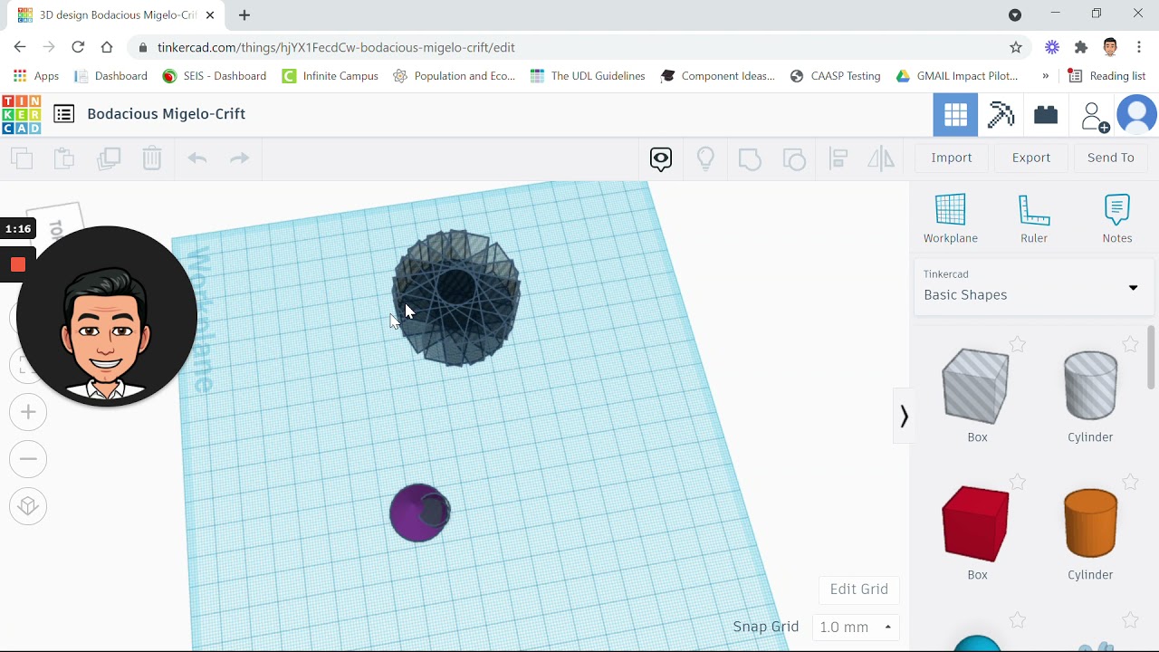 Saving a Tinkercad project as an STL file for 3D printing - YouTube