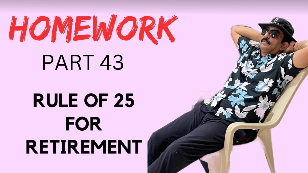 Rule of 25 for Retirement - YouTube